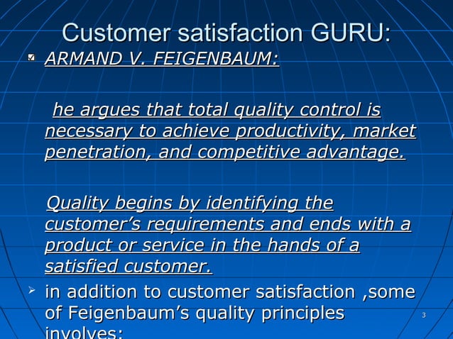 Customer Satisfaction-Total Quality Management (TQM) | PPT | Business ...