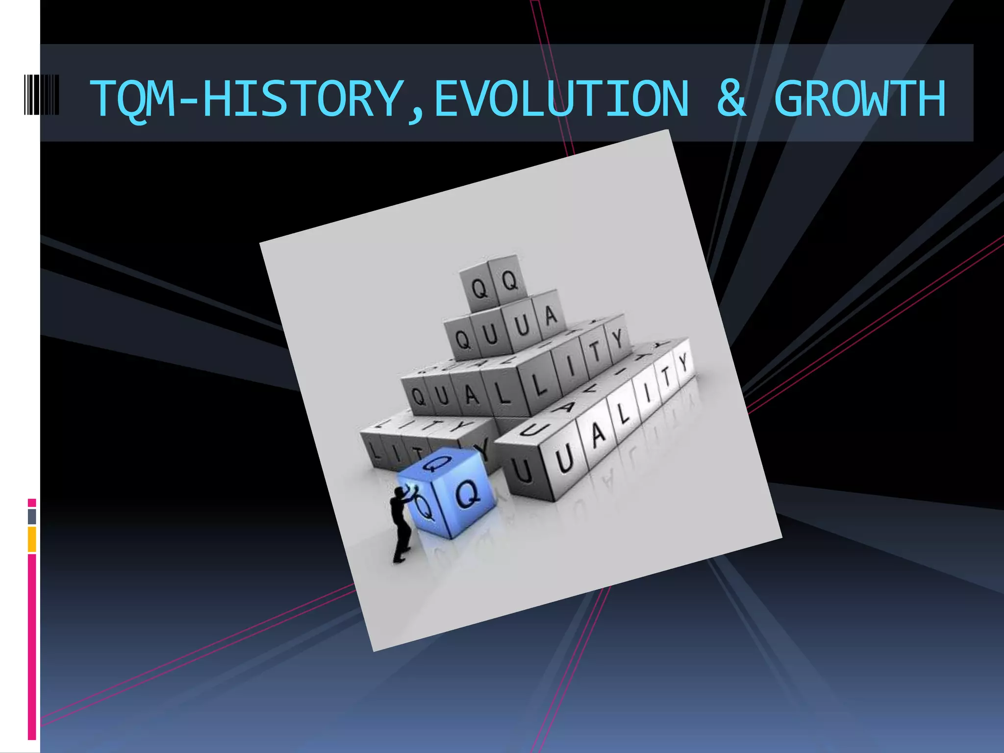 TQM- History, Evolution & Growth | PPTX