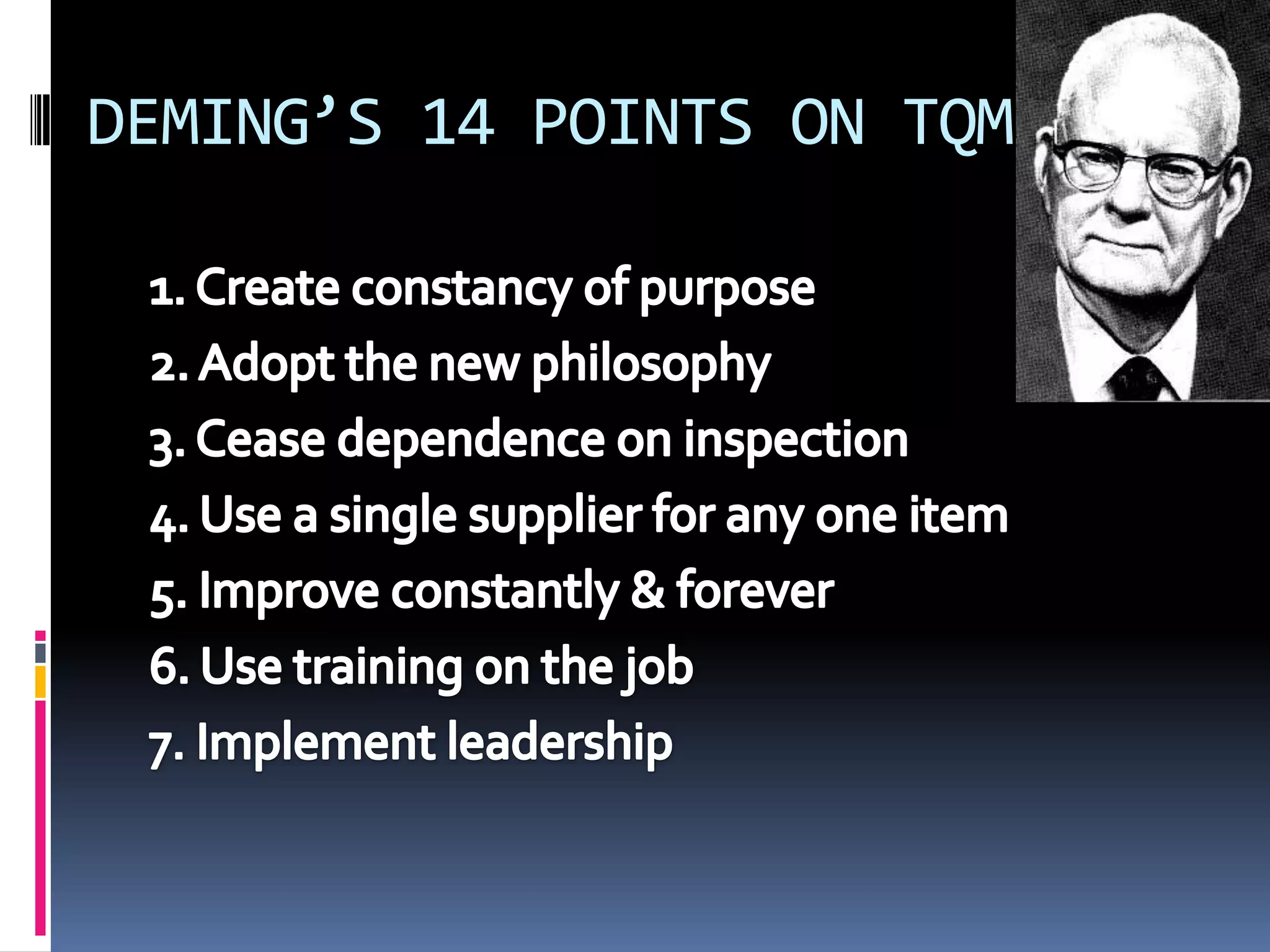 TQM- History, Evolution & Growth | PPTX