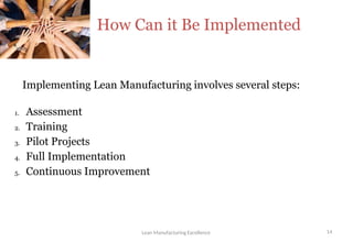 Lean Manufacturing PPT | Lean Management PPT | PPTX | Manufacturing ...