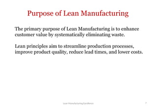 Lean Manufacturing PPT | Lean Management PPT | PPTX