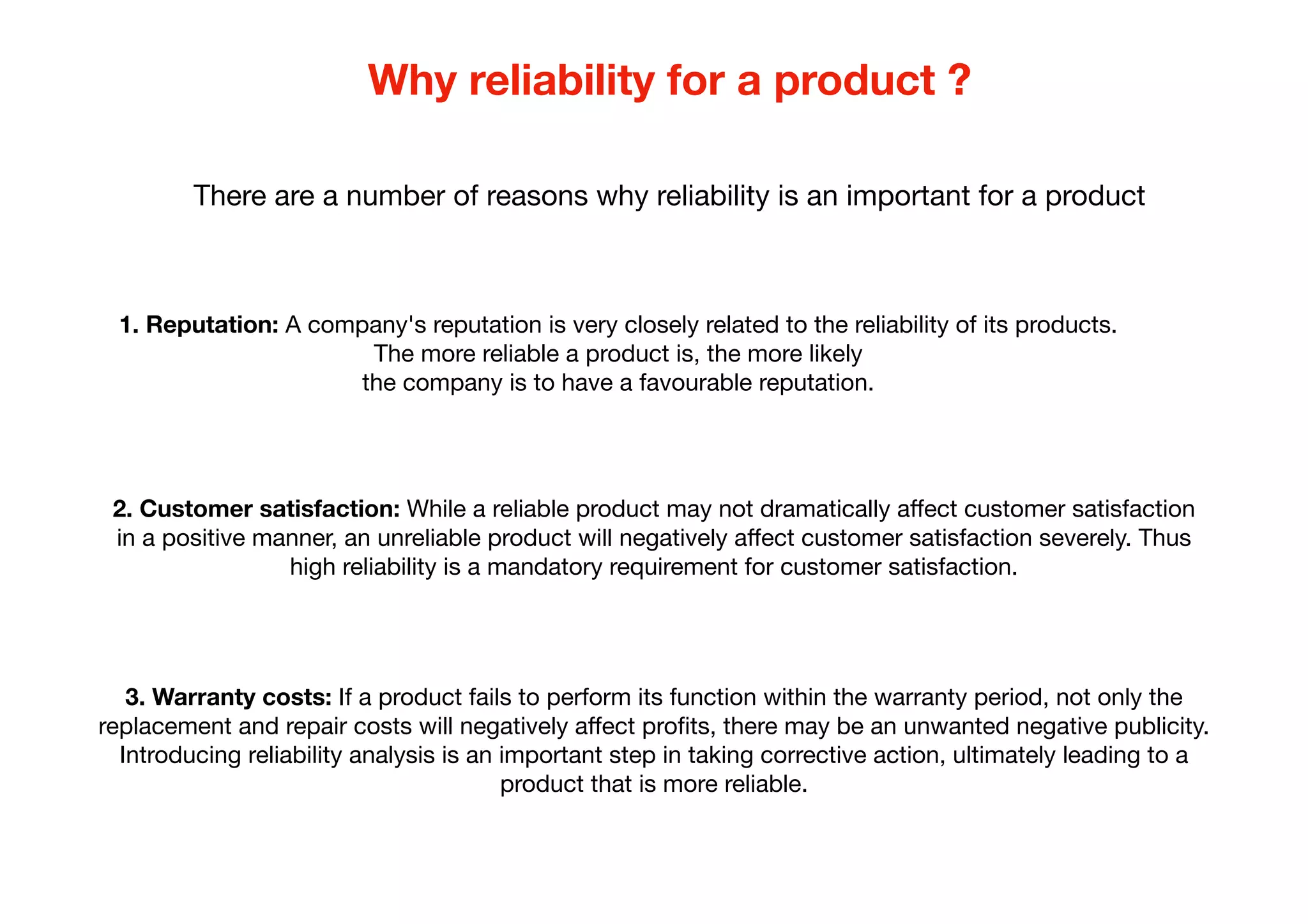 Tqm product reliability | PDF