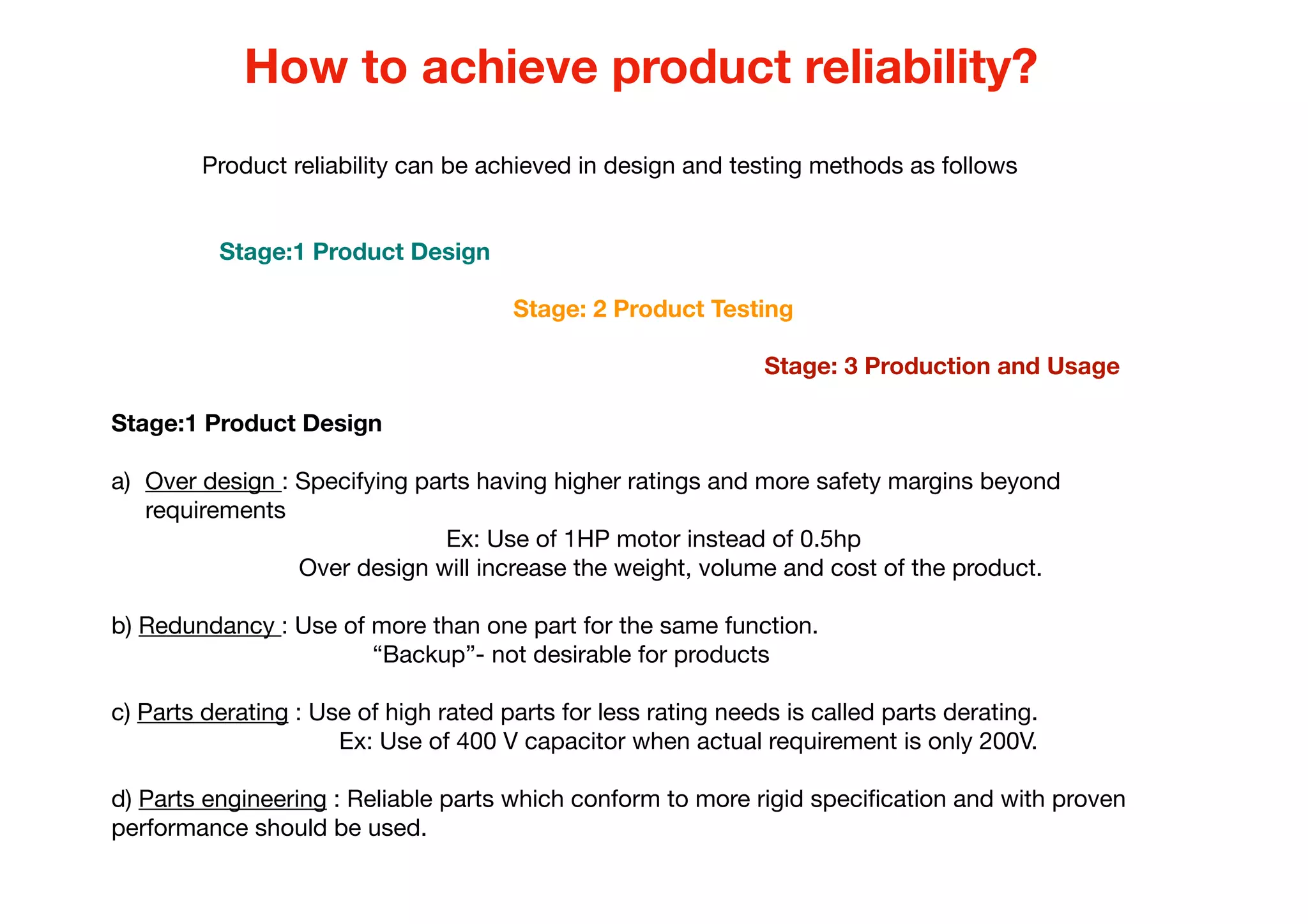 Tqm product reliability | PDF