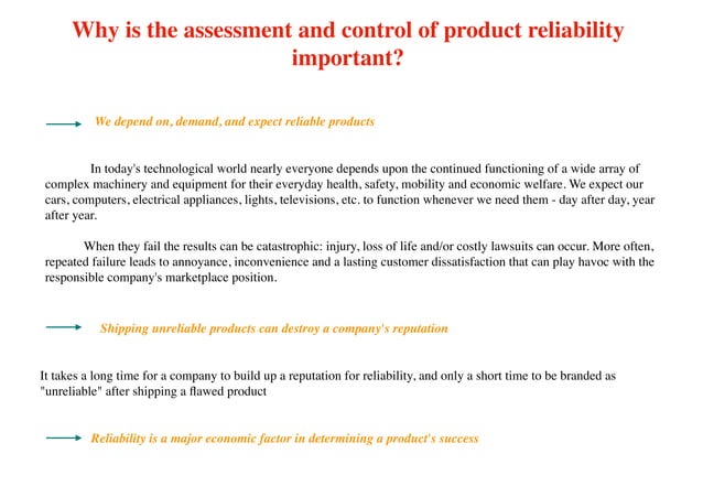 Tqm product reliability | PDF