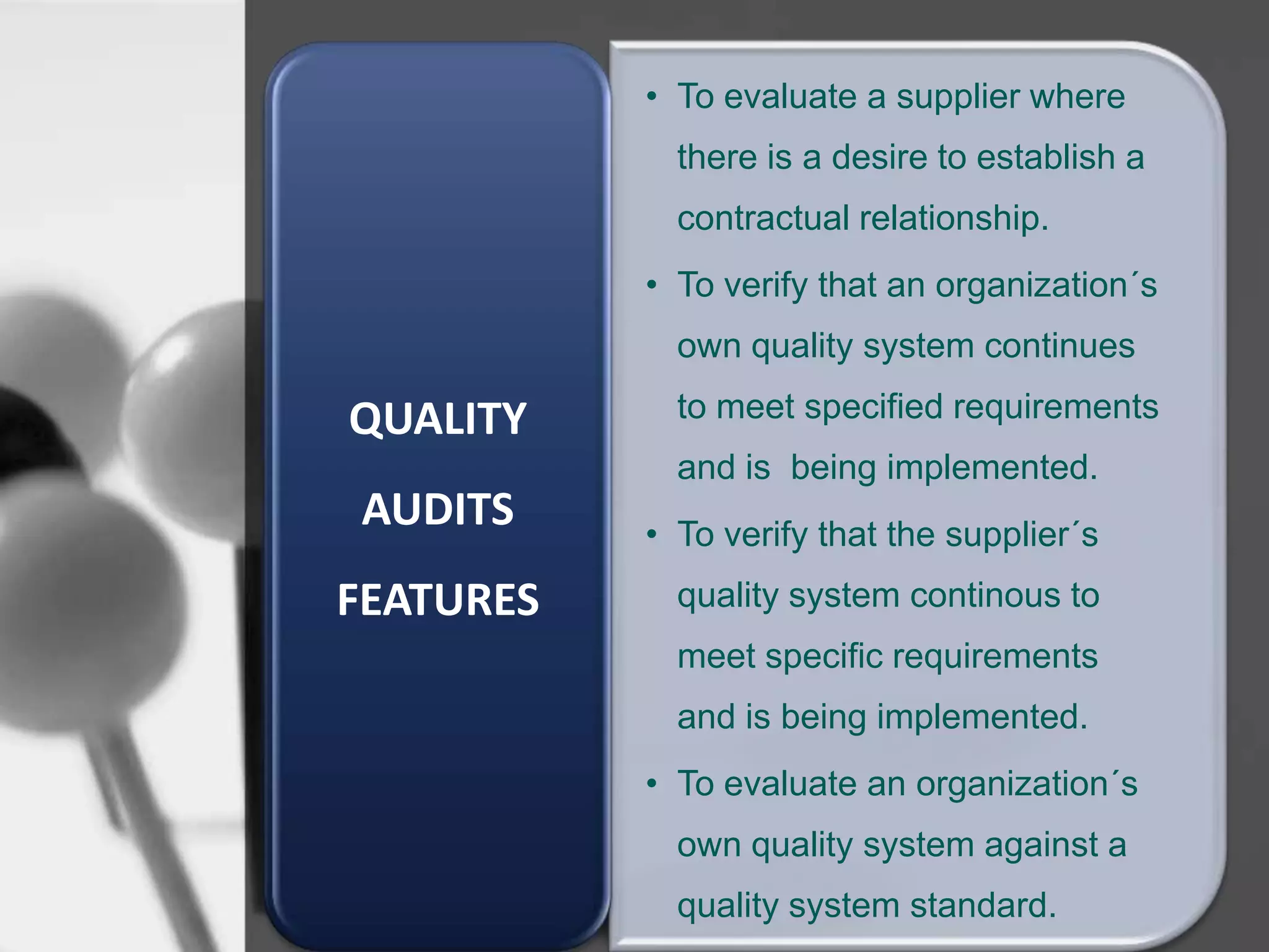 Tqm quality audit | PPTX