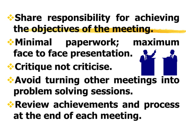 TQM- training, team performance, effective meeting | PPT