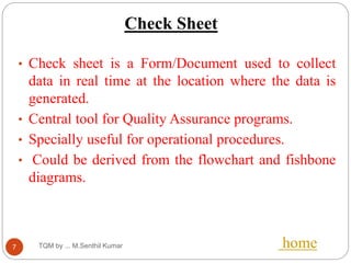 GE6757 - TOTAL QUALITY MANAGEMENT | PPTX