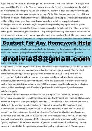 TQM at the Ritz-CarltonThe Ritz-Carlton Hotel Company, the flagshi.pdf