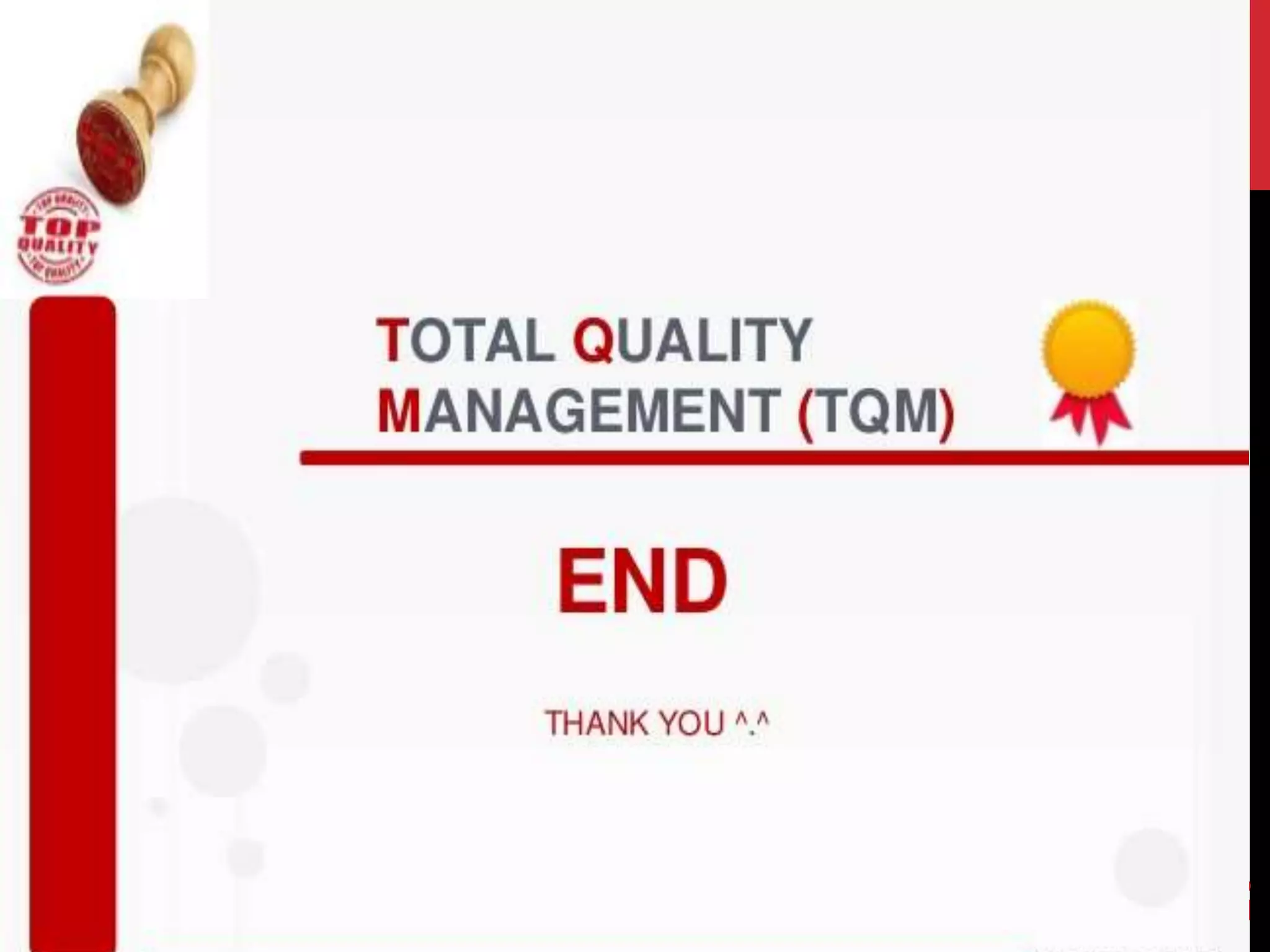 Total quality management (TQM) | PPTX