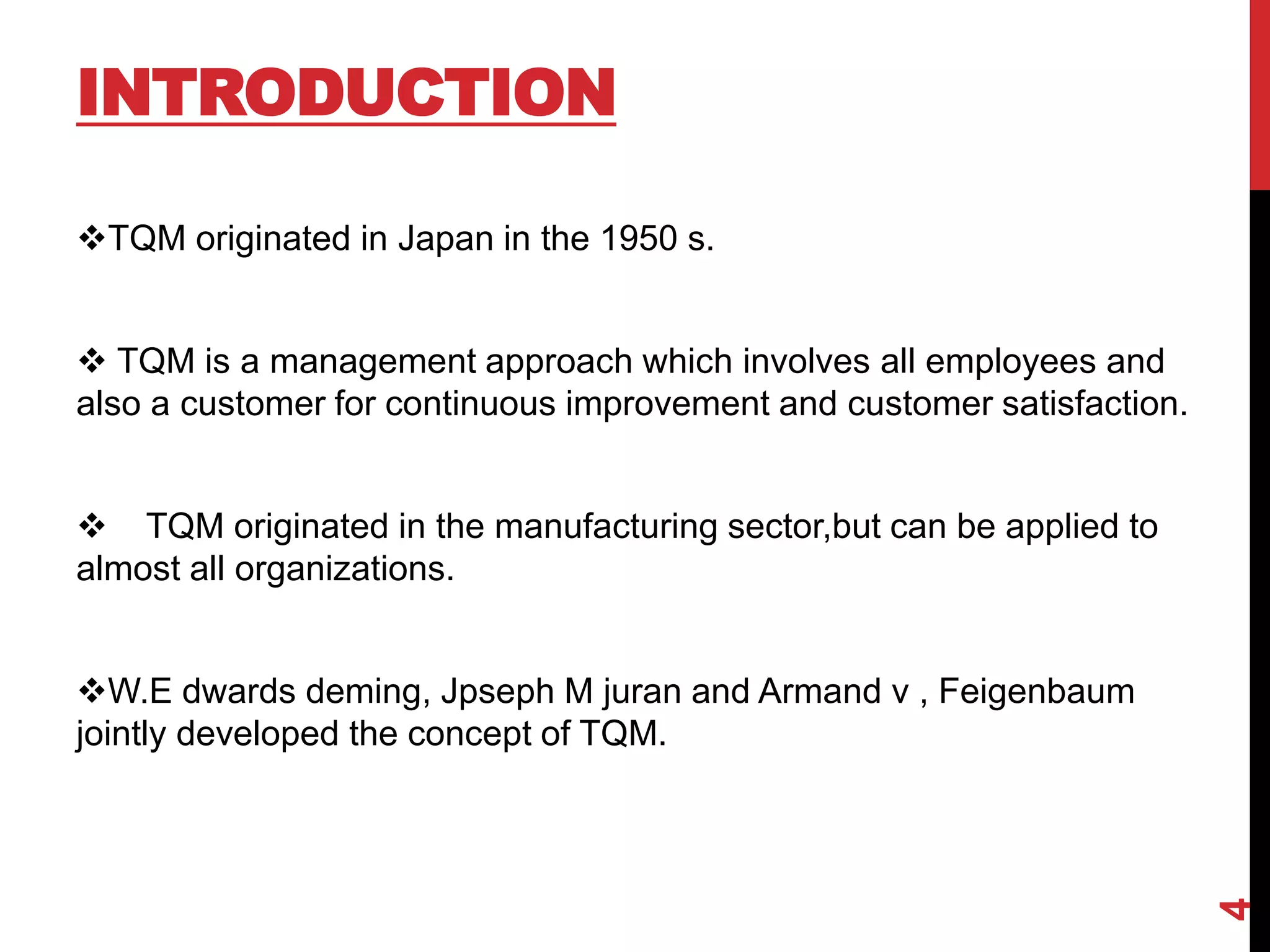 Total quality management (TQM) | PPTX