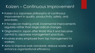 Comprehensive Guide to Kaizen and Lean Management for Continuous ...