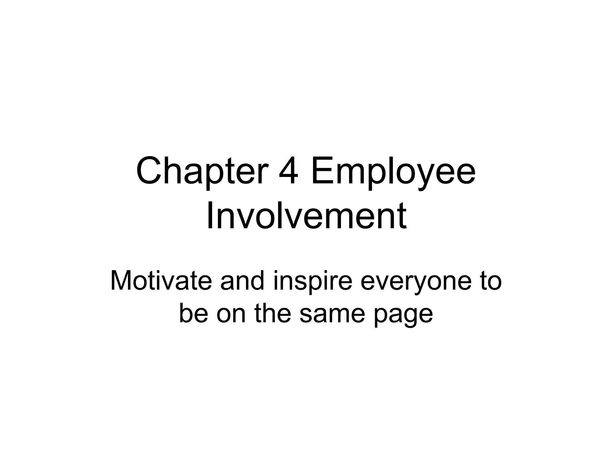 TQM Employee Involvement , TQM Concepts.ppt