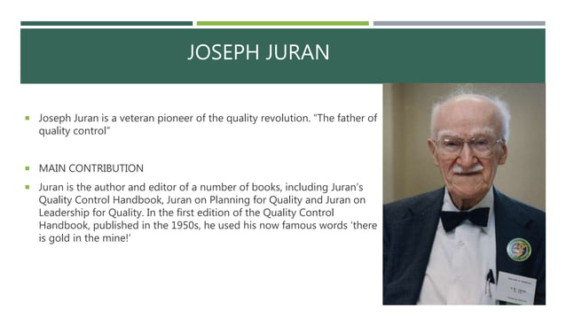 Total Quality Management GURUS | PPTX