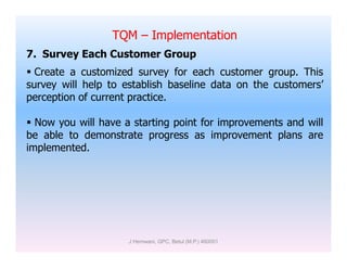 Total Quality Management - TQM | PDF