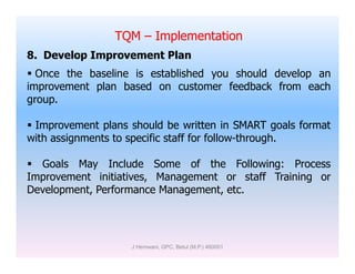 Total Quality Management - TQM | PDF