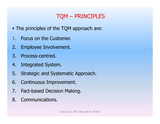 Total Quality Management - TQM | PDF