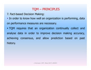 Total Quality Management - TQM | PDF