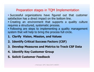 Total Quality Management - TQM | PDF