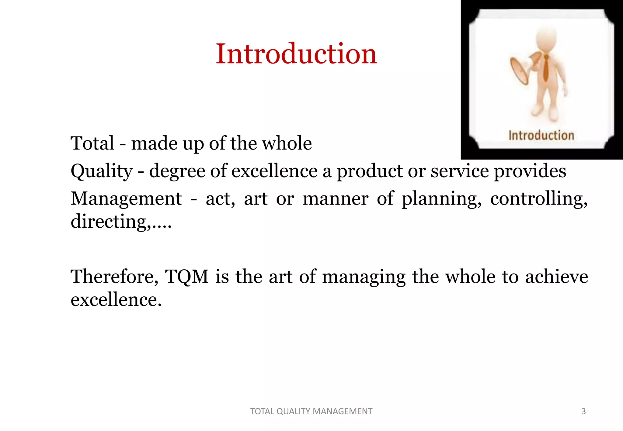 Total Quality Management | PPTX