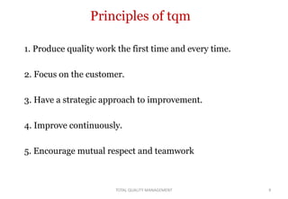 Total Quality Management | PPTX