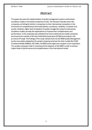 TOTAL QUALITY MANAGEMENT | DOCX