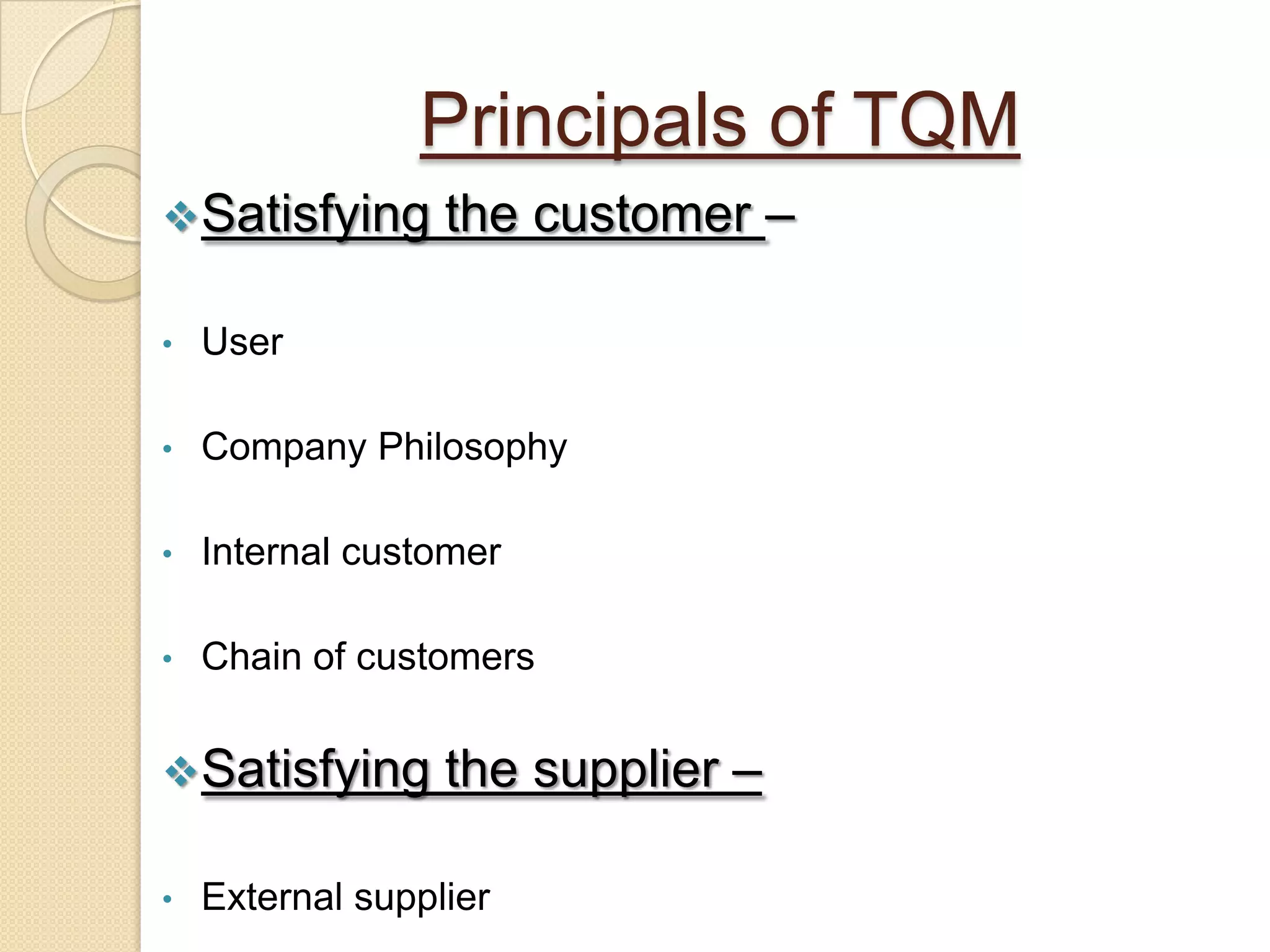 Tqm,lean thinking, kaizen and its wastes | PPT