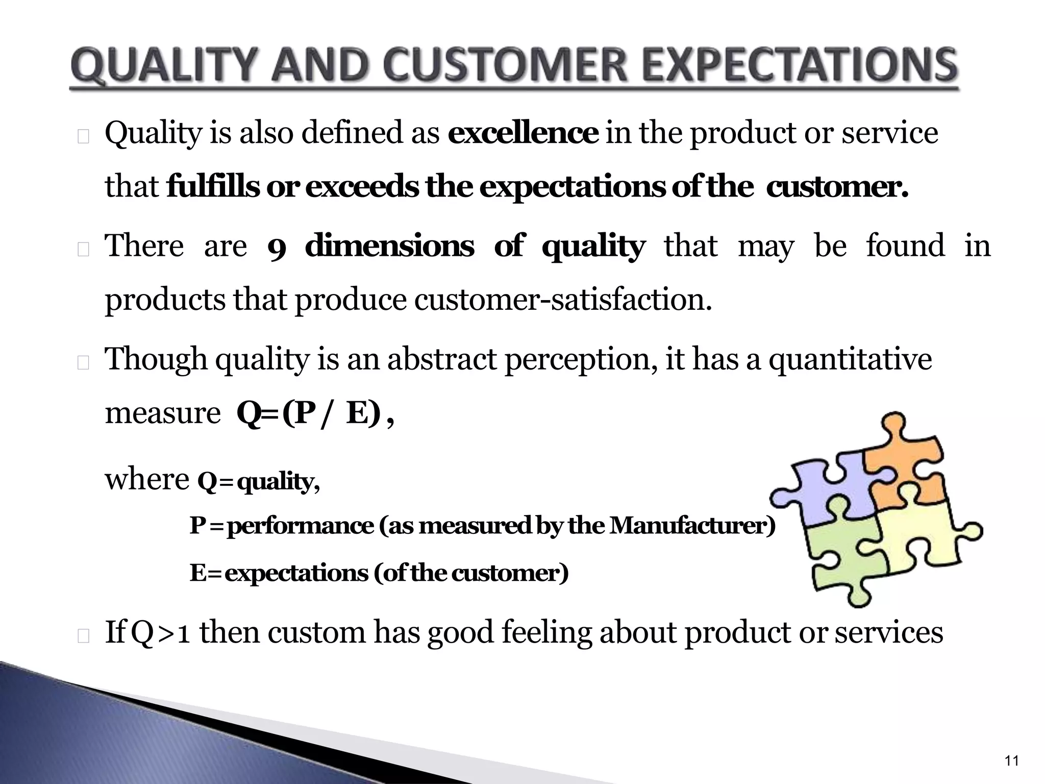 Total Quality Management lecture 1 | PPTX