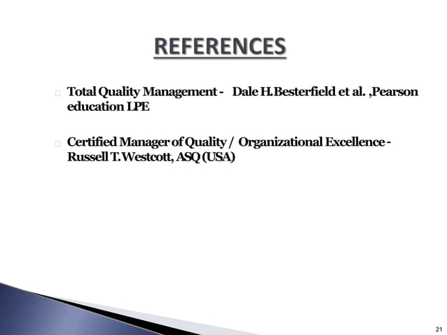 Total Quality Management lecture 1 | PPTX | Business | Business and Finance