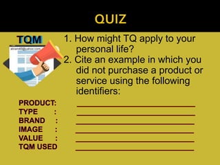 LESSON 3- TOTAL QUALITY MANAGEMENT | PPT