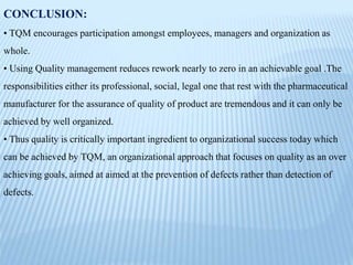 TOTAL QUALITY MANAGMENT ~Meher | PPT