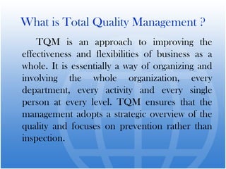 Total Quality Management simply | PPT