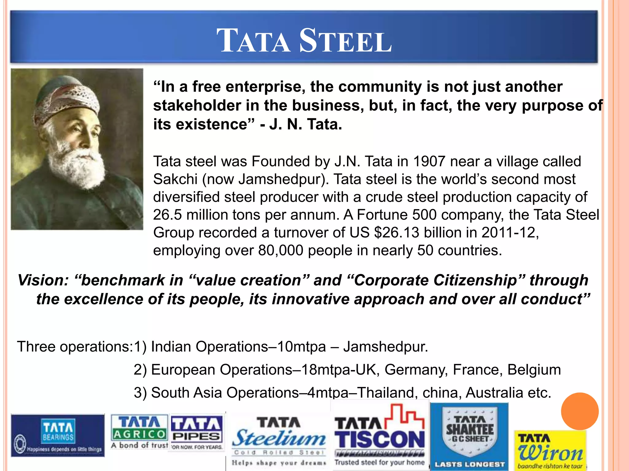Tqm practices in Tata Steel | PPTX