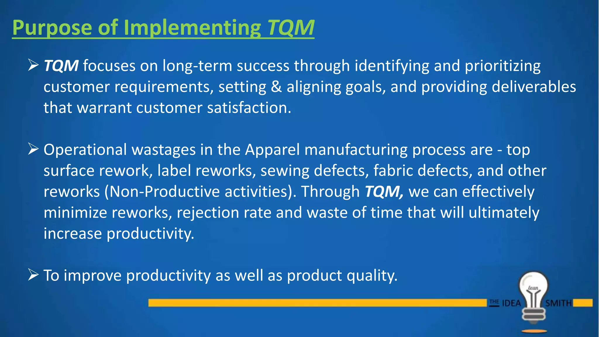 Tqm presentation | PPTX
