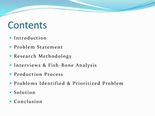 Problems identification and solutions for Fruita Vitals Juice of Nestlé ...