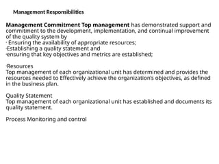 APPLICATION OF QUALITY MANAGEMENT STSTEM | PPT