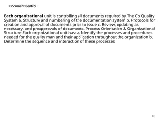 APPLICATION OF QUALITY MANAGEMENT STSTEM | PPT