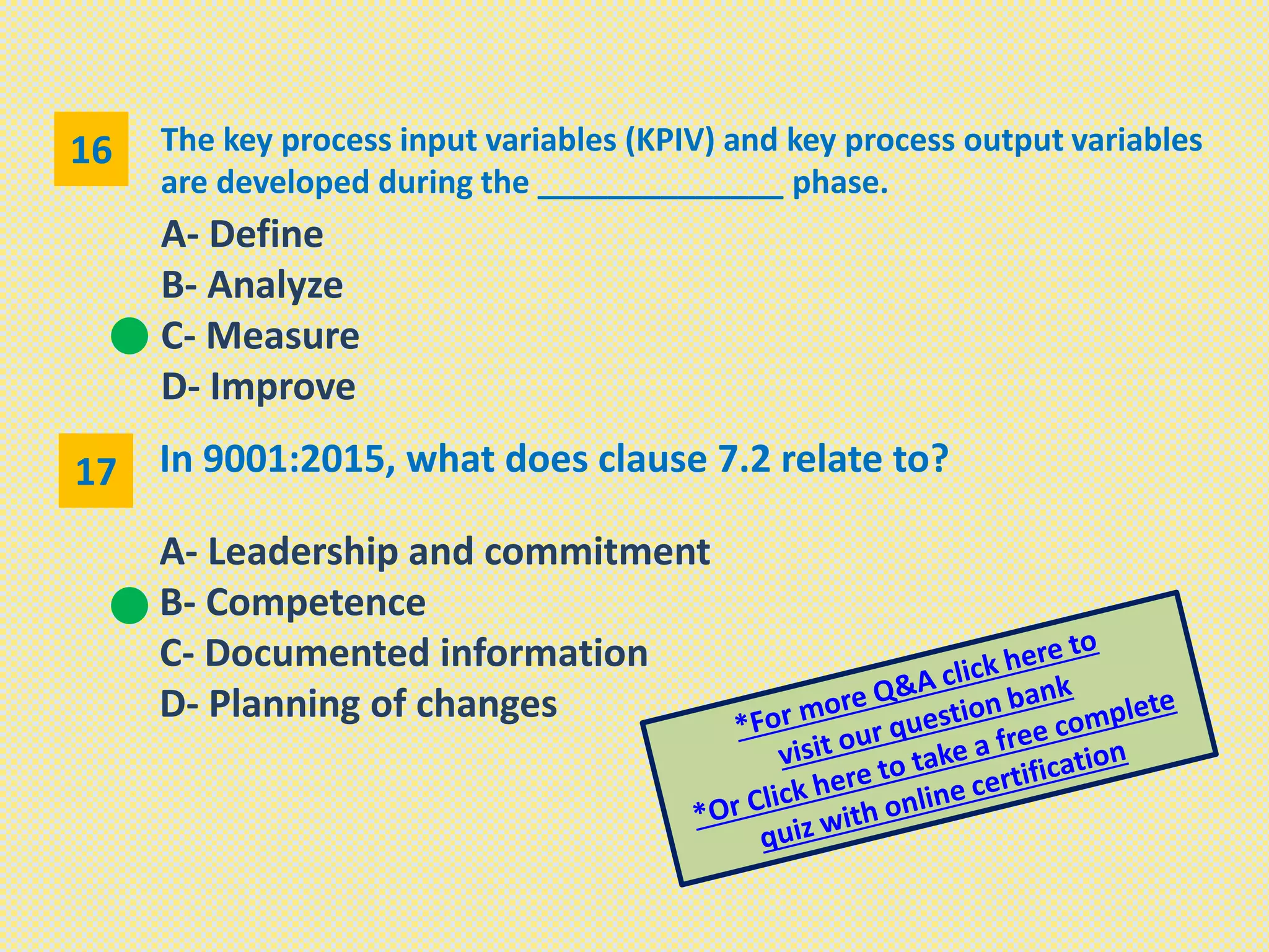 TQM quiz from IRGST.org