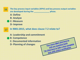 TQM quiz from IRGST.org | Educational Assessment | Education
