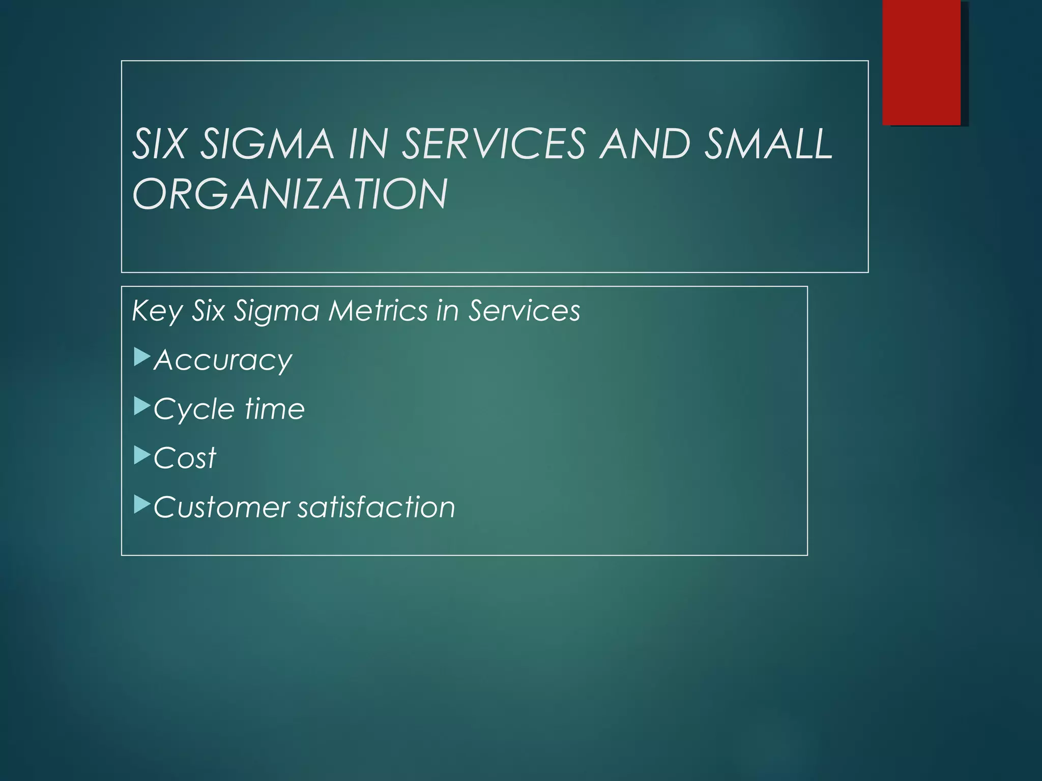 principle of six sigma | PPT
