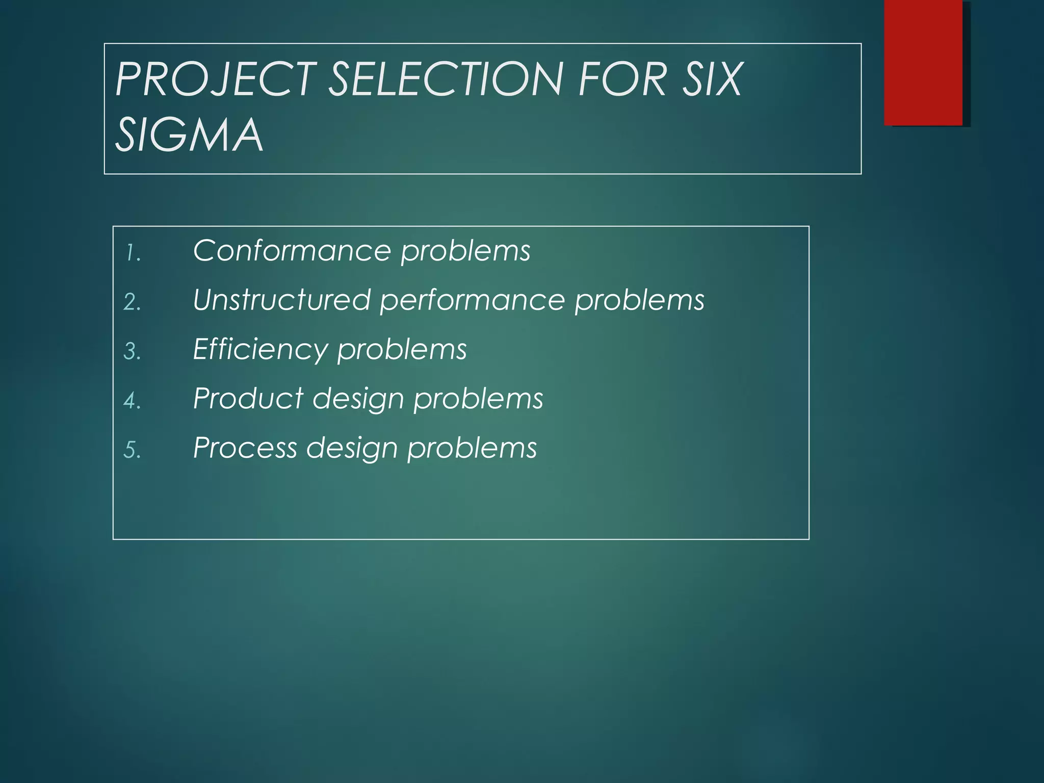 principle of six sigma | PPT