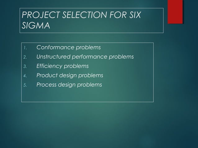 principle of six sigma | PPT | Mechanical and Industrial Engineering ...