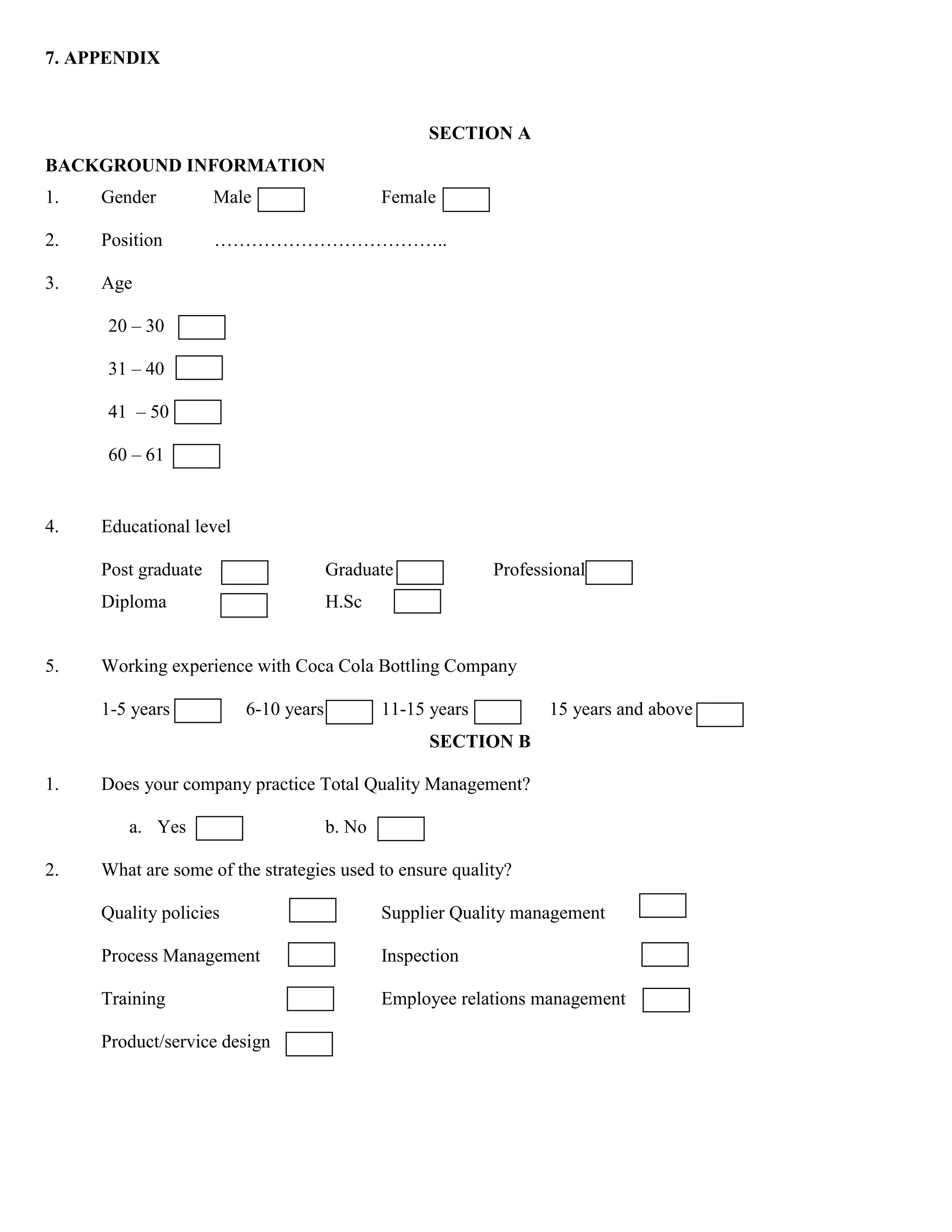 Tqm report THE STUDY OF COCA COLA BOTTLING COMPANY | PDF