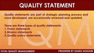 Total Quality Control, Section B | PPTX