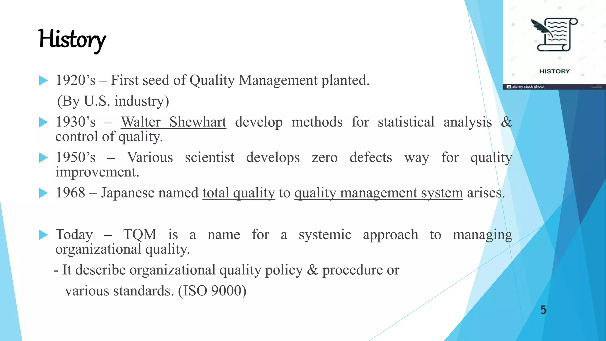TOTAL QUALITY MANAGEMENT (TQM) | PPT