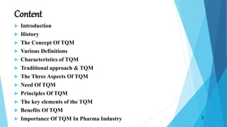 TOTAL QUALITY MANAGEMENT (TQM) | PPT