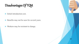 TOTAL QUALITY MANAGEMENT (TQM) | PPT
