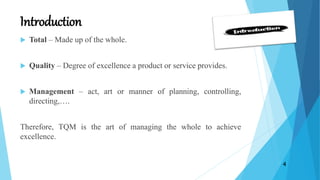 TOTAL QUALITY MANAGEMENT (TQM) | PPT