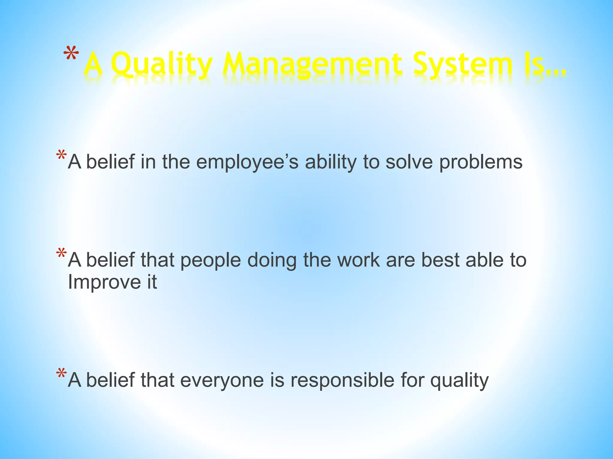 Total Quality Management & Six Sigma | PPTX