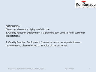 Tqm tools ii | PPT