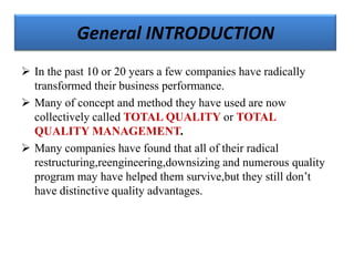 Tqm total quality management | PPT